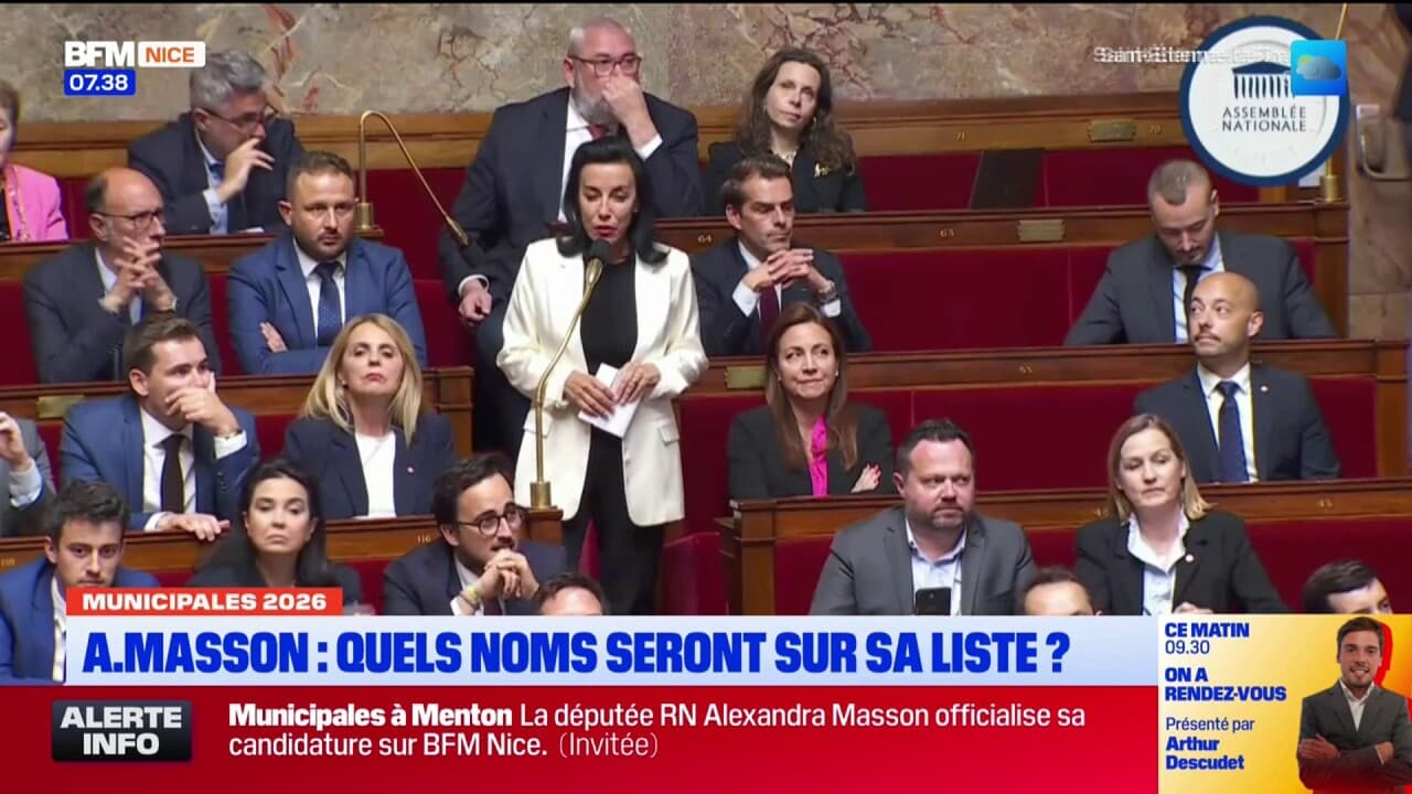 Alexandra Masson, candidate RN à Menton : quels noms seront sur sa liste