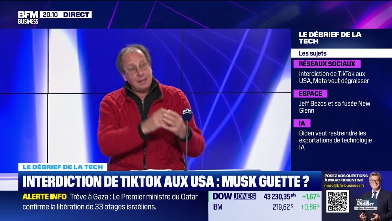 Interdiction de TikTok aux USA : Musk guette ? - 15/01