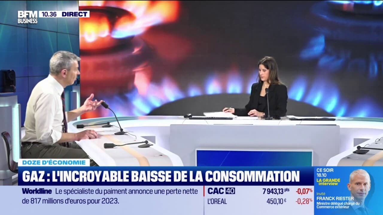 Gaz : l'incroyable baisse de la consommation