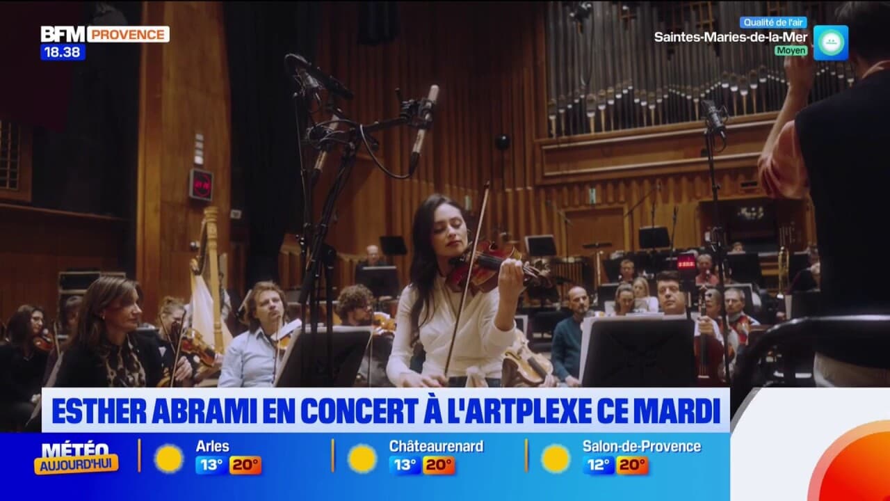 La violoniste aixoise Esther Abrami en concert à Marseille