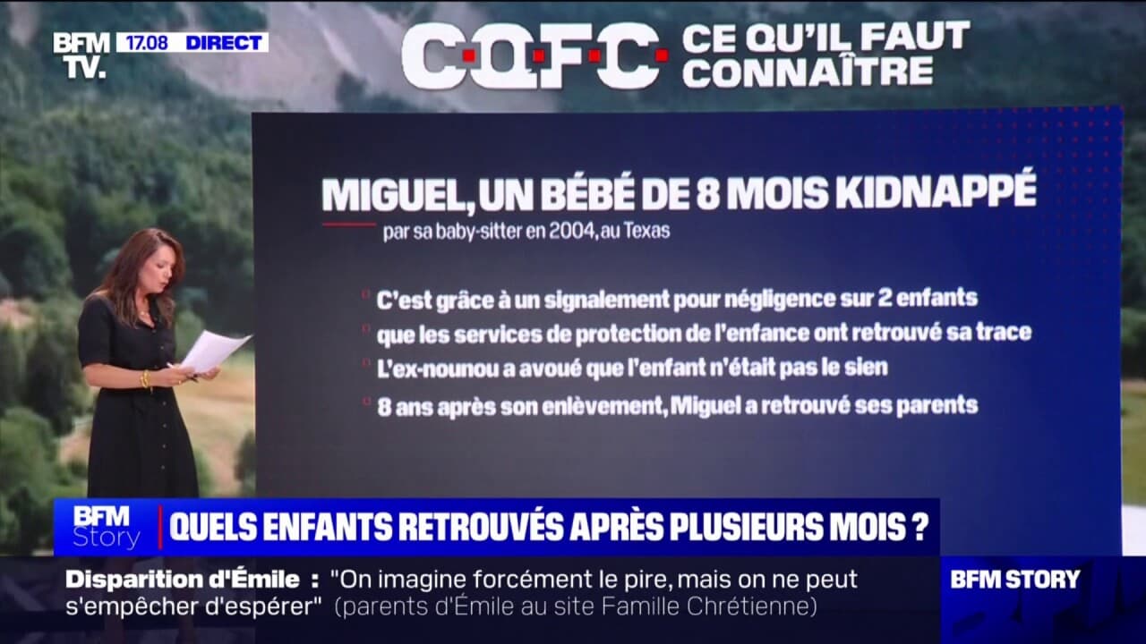 Disparitions: quels enfants ont été retrouvés après plusieurs mois de ...