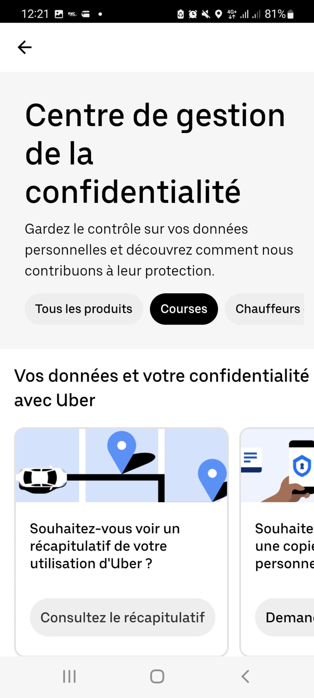 Comment consulter vos notes de passager sur Uber