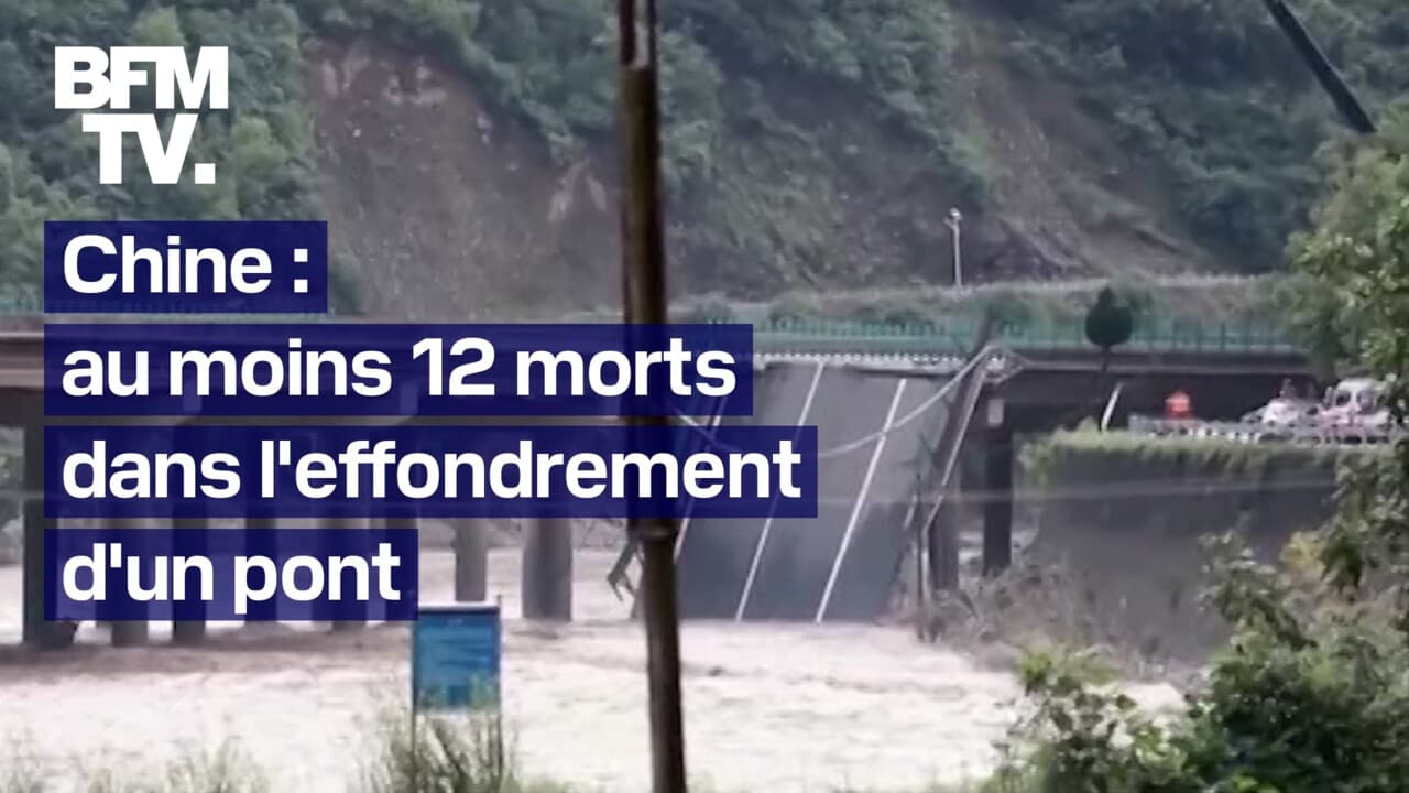 L'effondrement d'un pont autoroutier en Chine provoque la mort d'au ...