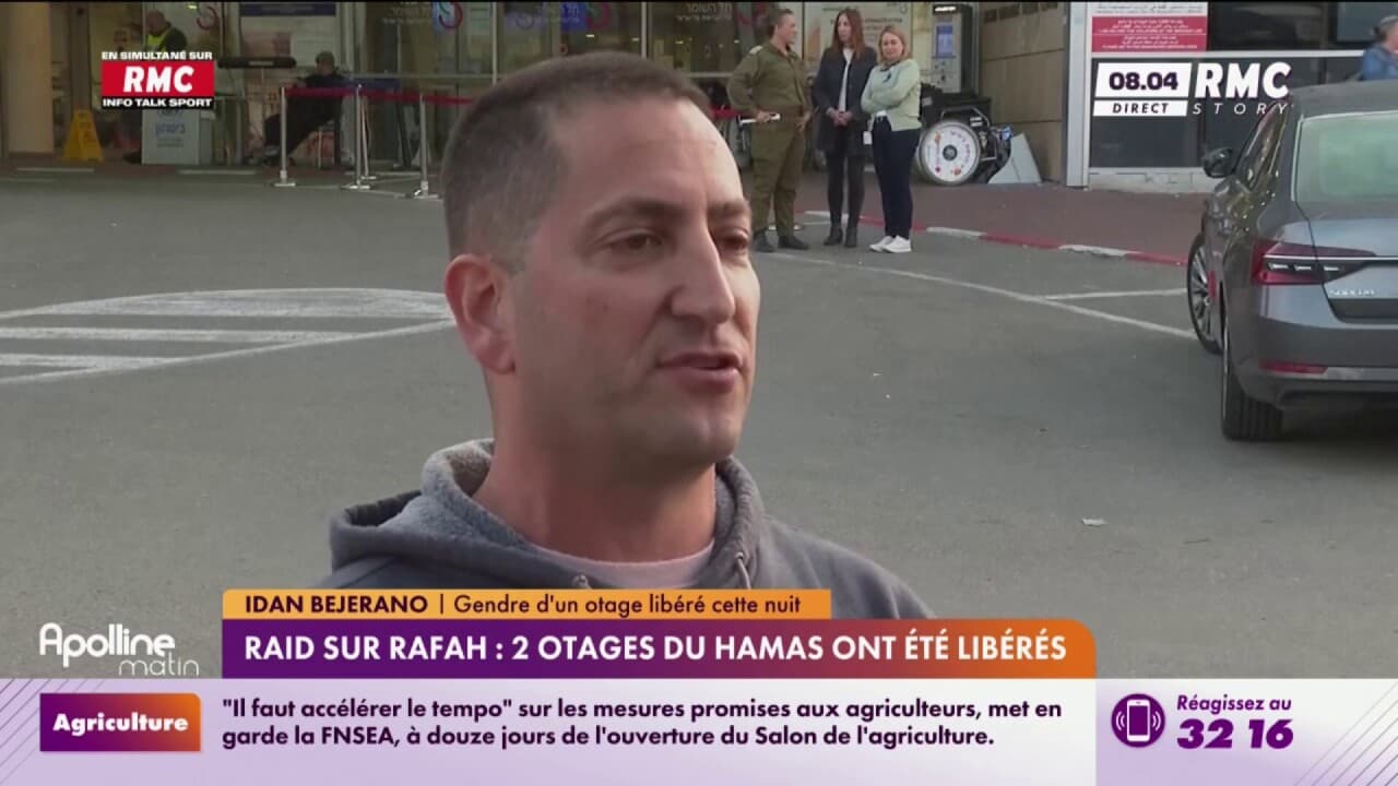 2 otages libérés par Israël : un proche se sent soulagé