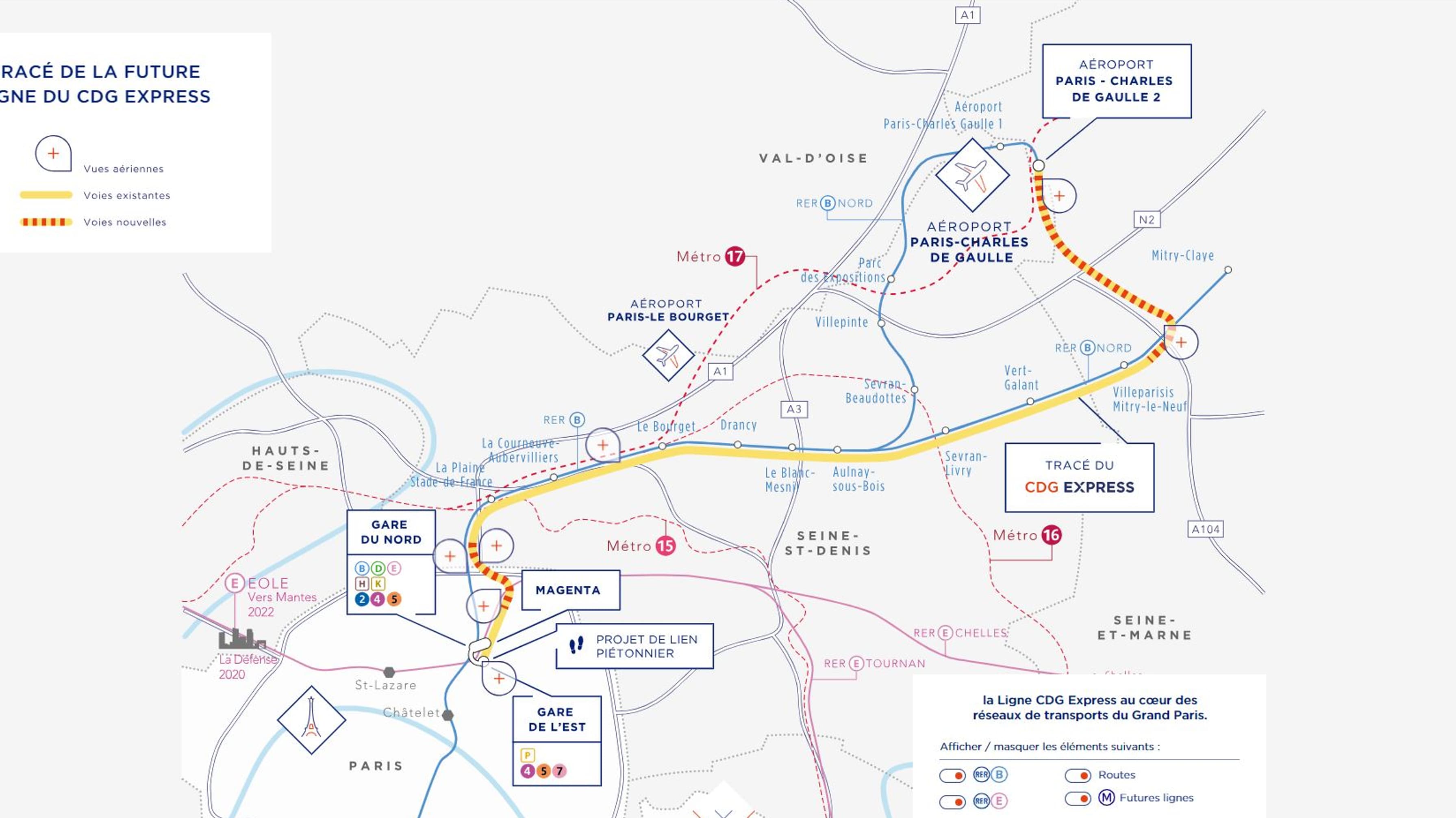 Il devait arriver pour les JO: le CDG Express entre Paris et Roissy ...