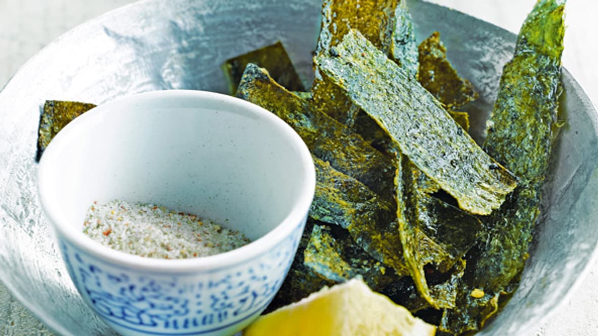 Recette d’algues nori frites