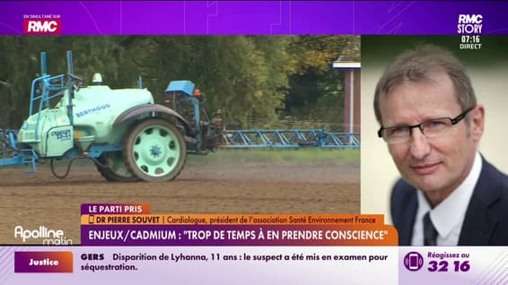 Cadmium : "On a mis beaucoup trop de temps à prendre conscience"