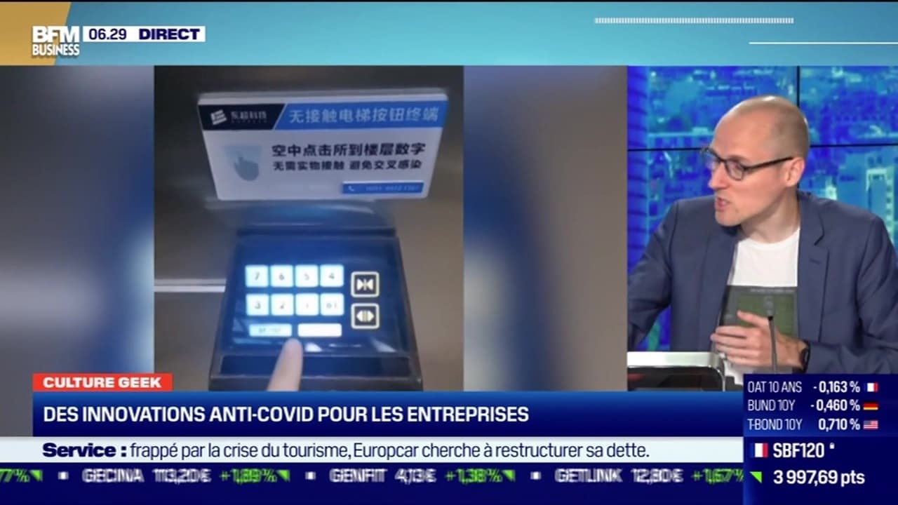 Culture Geek : Des innovations anti-Covid pour les entreprises, par Anthony Morel - 08/09