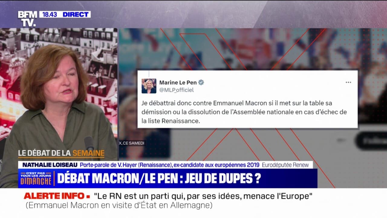 Nathalie Loiseau: "Si un responsable politique devait quitter la vie politique à chaque fois qu ...