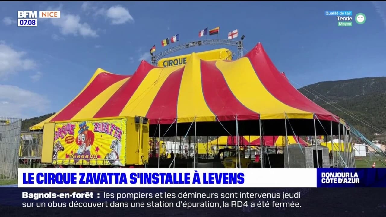 Alpes-Maritimes: le cirque Zavatta installé à Levens pour une quinzaine ...
