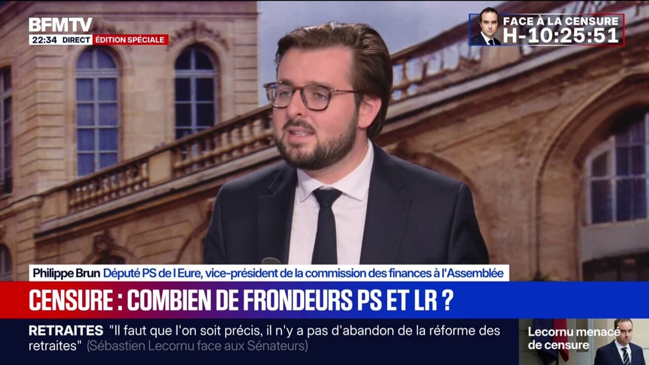"Il n'y aura pas de suspens": pour Philippe Brun, député PS, estime que ...