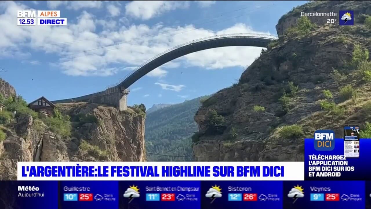 L'Argentière-la-Bessée: le festival Highline sur BFM DICI