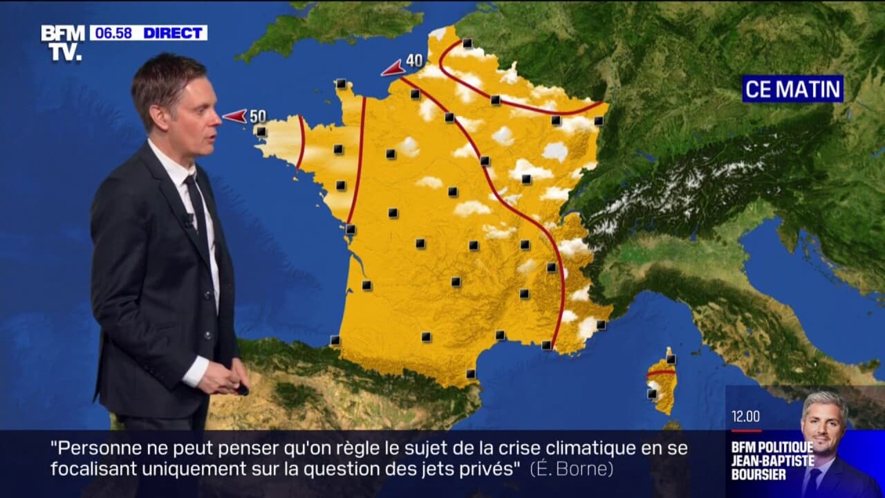 Une nouvelle journée estivale, avec un temps sec et ensoleillé attendu ...
