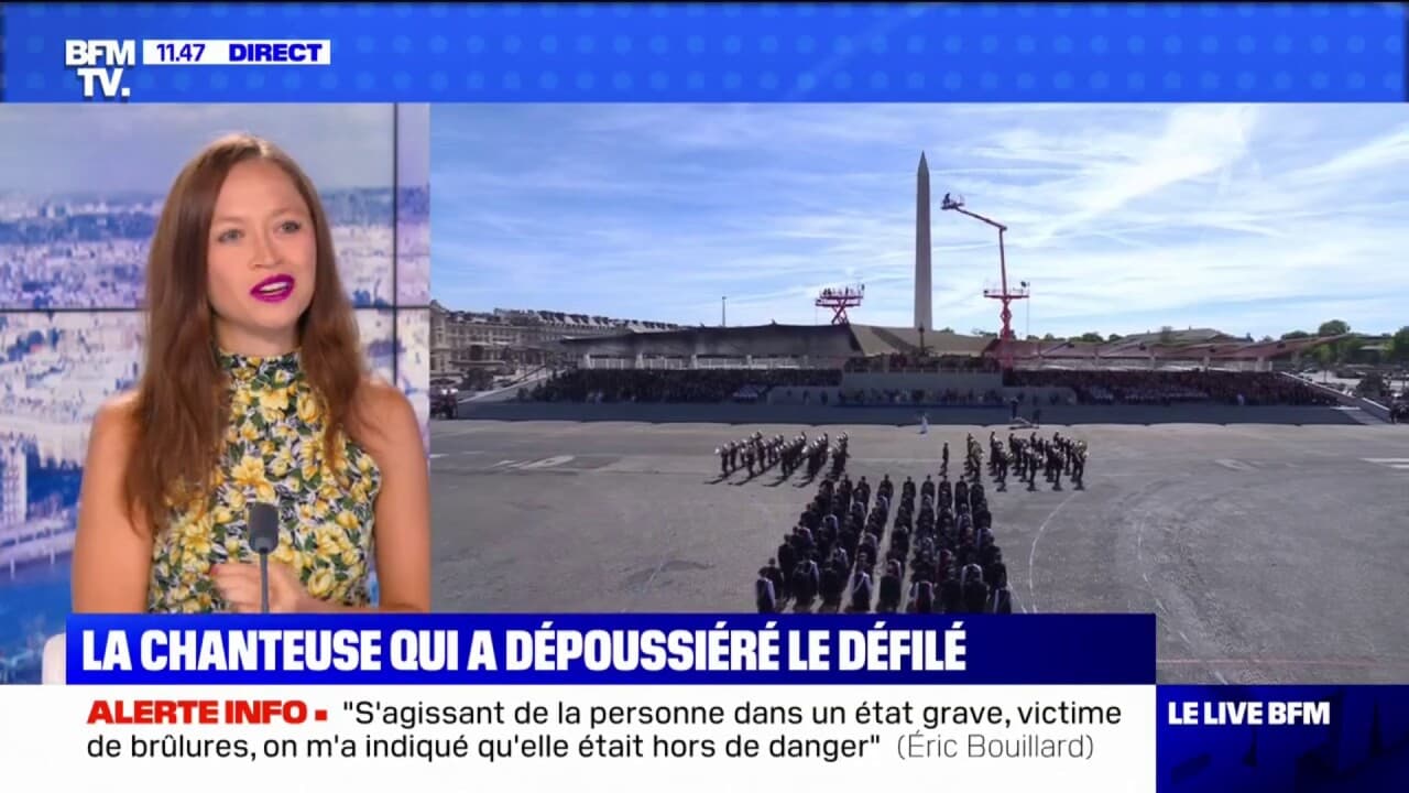 Candice Parise, la chanteuse du 14-Juillet: "c'était une expérience ...