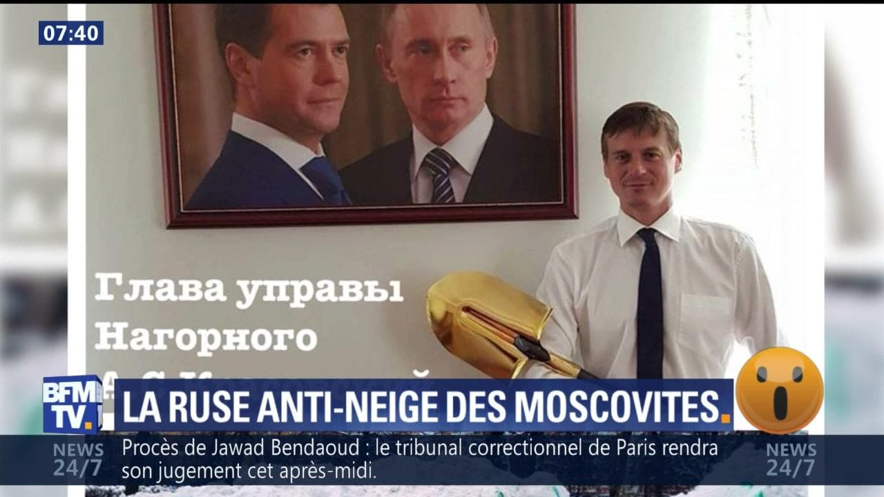 Andreï Navalny, l'arme anti-neige des Moscovites