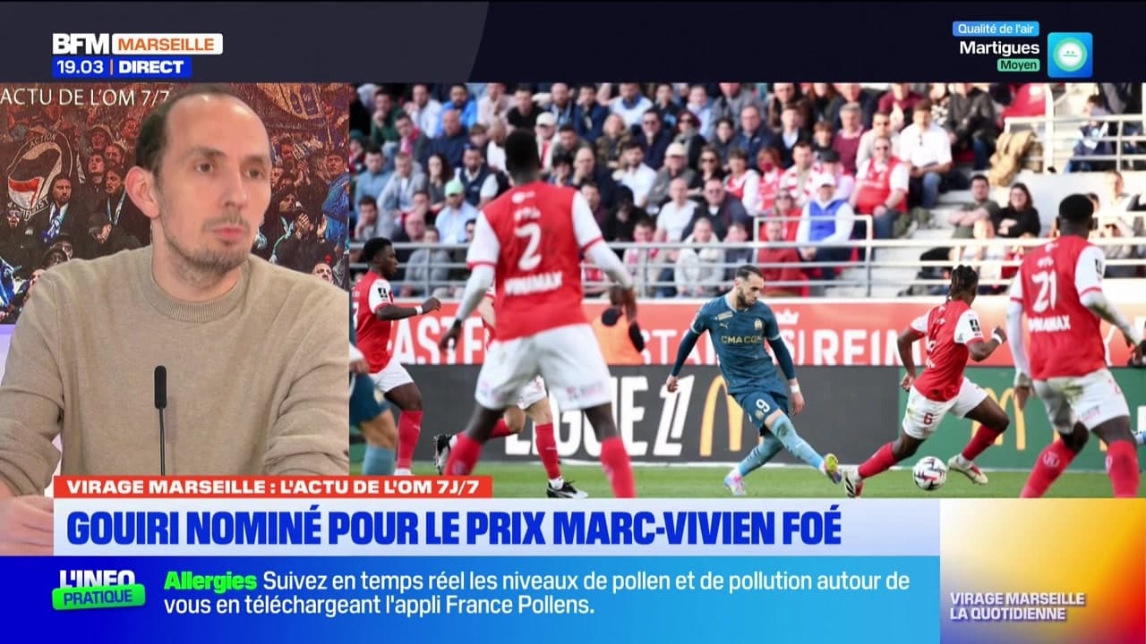 Virage Marseille du mercredi 2 avril - Gouiri nominé pour le prix Marc ...