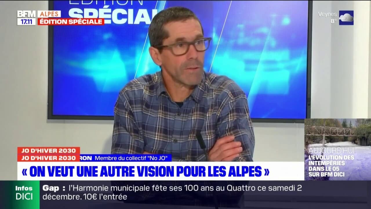 JO d'hiver 2030: Stéphane Passeron, membre du collectif "No JO", veut ...