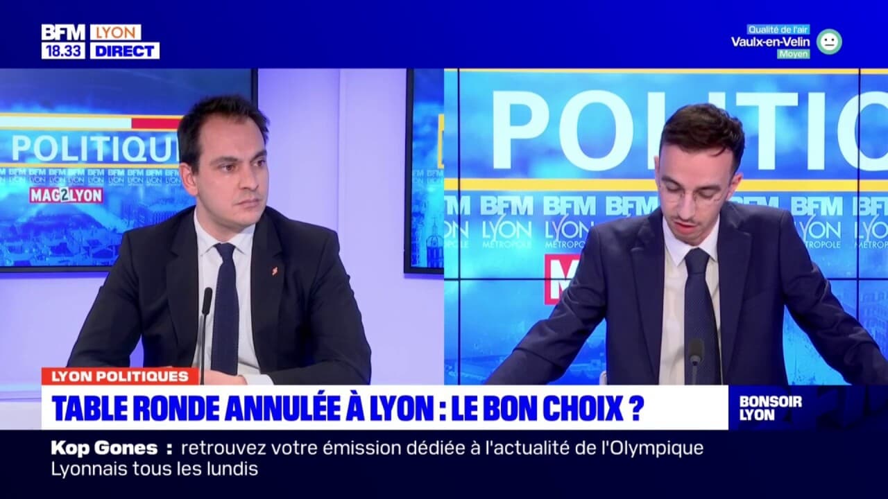 Lyon: Pierre Oliver salue l'annulation de la table ronde sur les ...