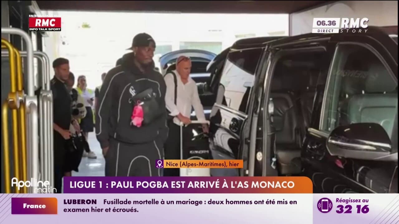 Ligue 1: Paul Pogba est arrivé à l'AS Monaco
