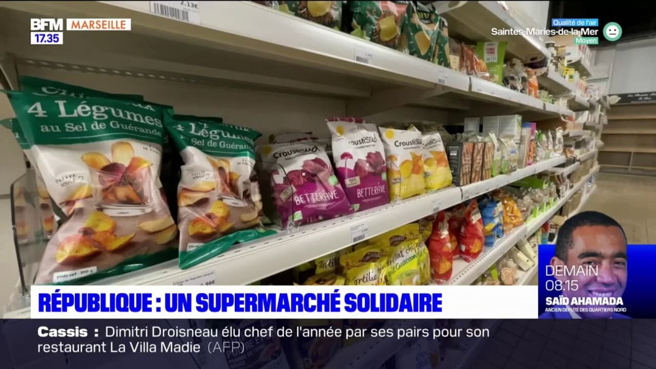 Marseille: un supermarché solidaire ouvre ses portes