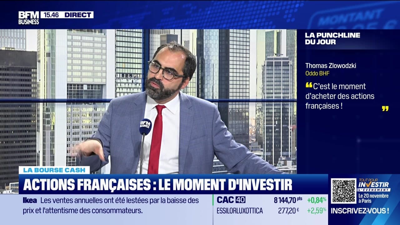 La bourse cash : « C’est le moment d’acheter des actions françaises ...
