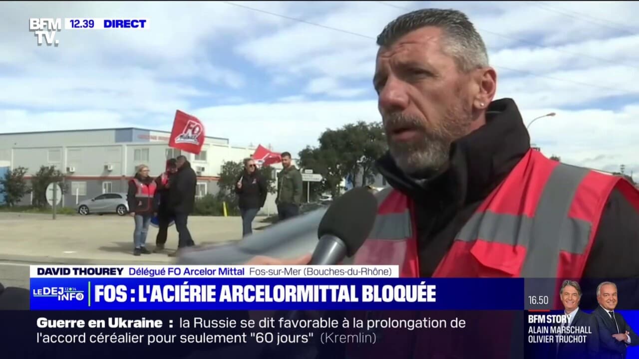 Réforme des retraites: le blocage de l'aciérie ArcelorMittal de Fos-sur ...