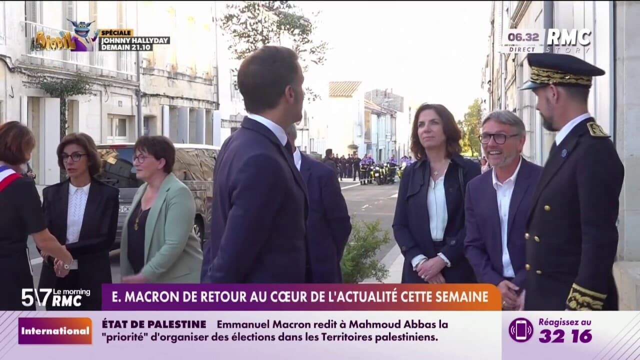 Emmanuel Macron de retour sur le devant de l'actualité