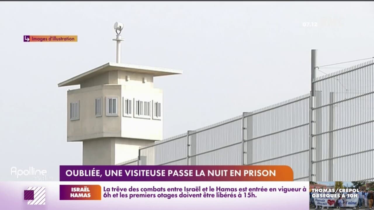 Oubliée Une Visiteuse Passe La Nuit En Prison
