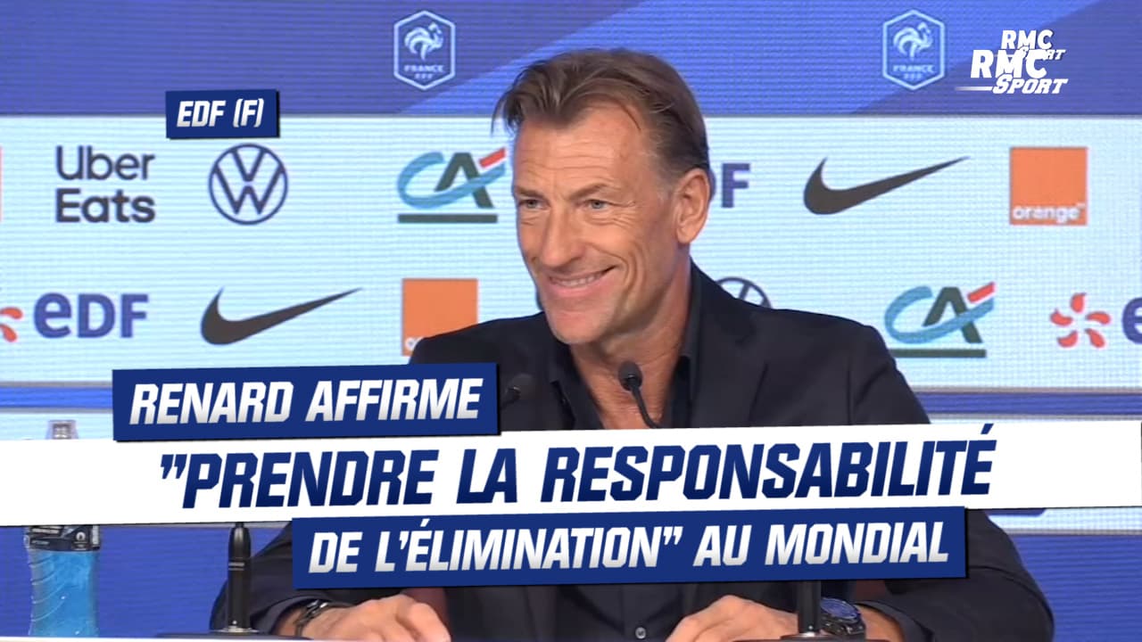 Équipe de France (F) : Renard affirme prendre "la responsabilité de l ...