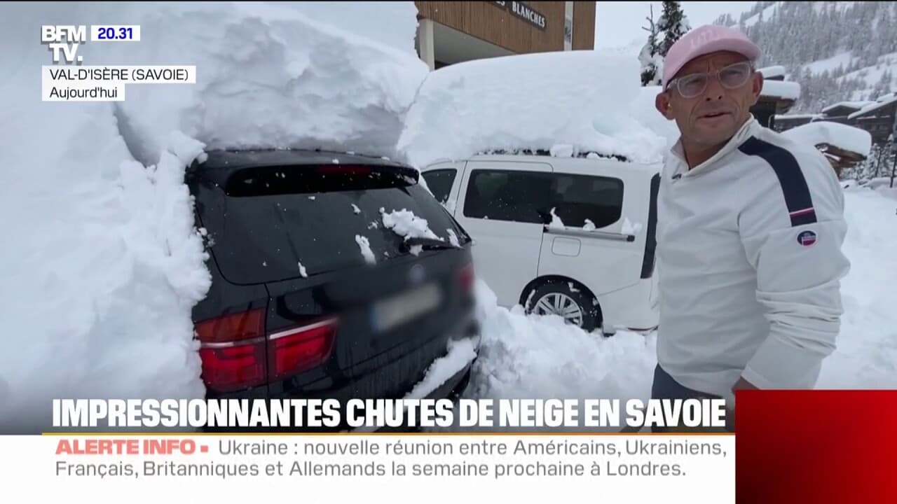 Jusqu'à 120cm en Savoie: les images impressionnantes des chutes de ...