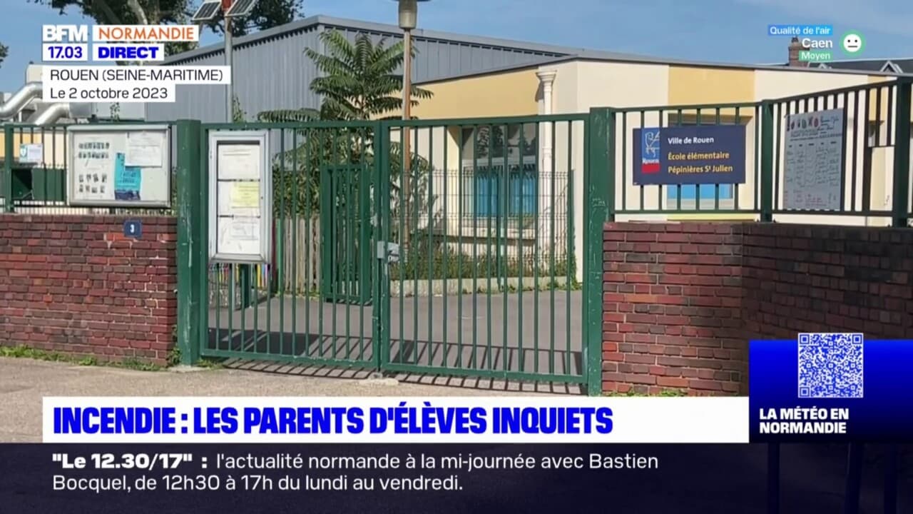 Incendie à Rouen: deux écoles sont restées fermées ce lundi, les ...