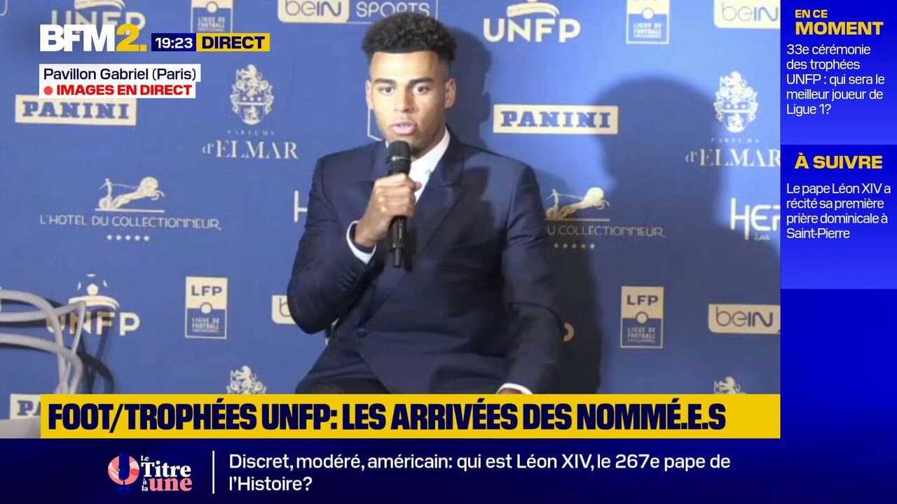 Désiré Doué élu meilleur espoir de Ligue 1 aux Trophées UNFP