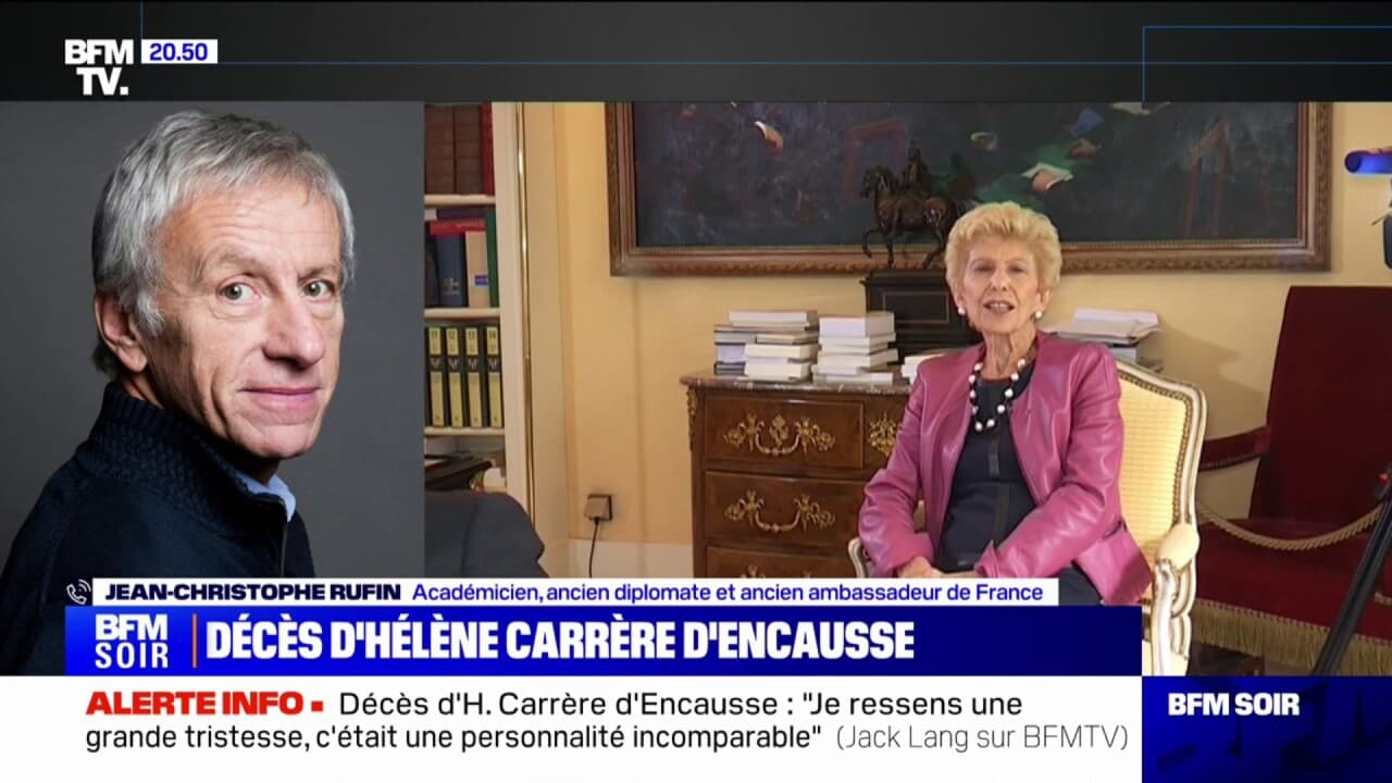 "Elle aimait comprendre le pouvoir de l'intérieur": L'académicien Jean ...
