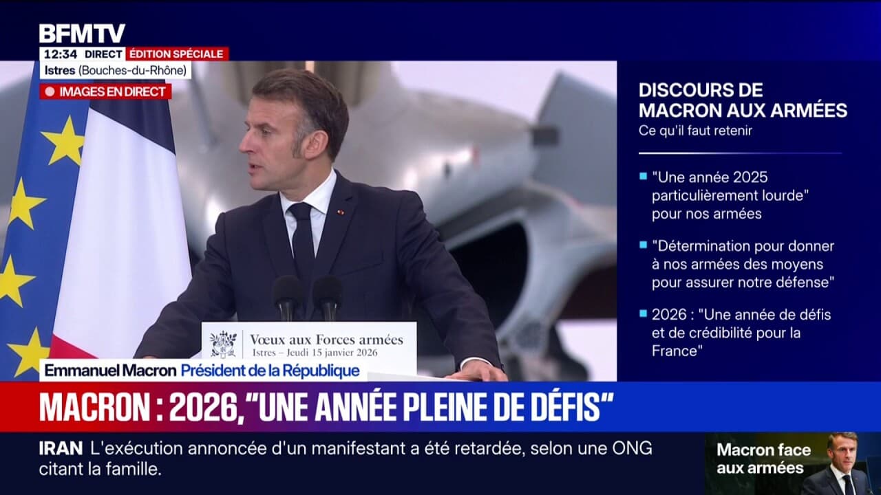 L'année qui vient "sera un test de crédibilité à bien des égards ...