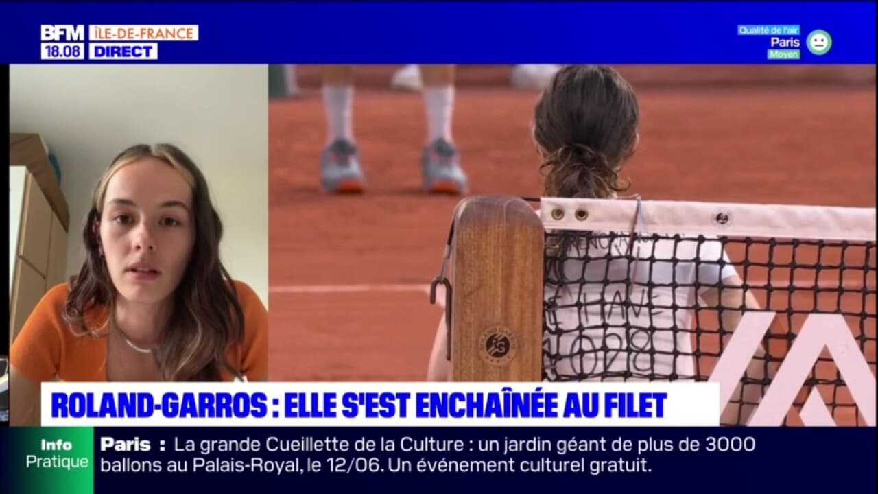 Après Roland-Garros, Alizé, activiste écologique, rappelle "qu'il ne ...