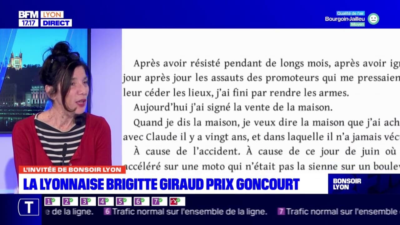 "Un livre qui parle de la vie": Brigitte Giraud revient sur la genèse ...
