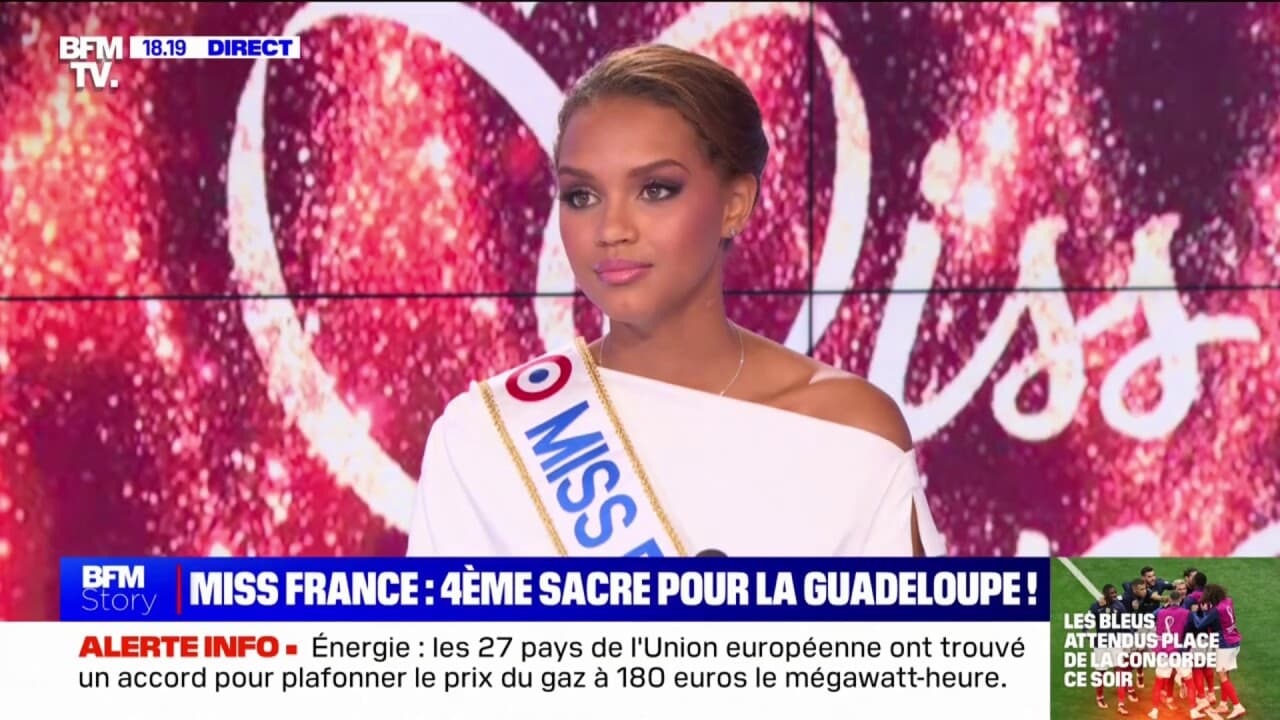 Indira Ampiot, Miss France 2023: "La Guadeloupe, on la met enfin en ...