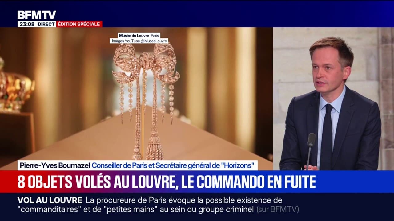 Cambriolage au Louvre: Pierre-Yves Bournazel, conseiller de Paris ...