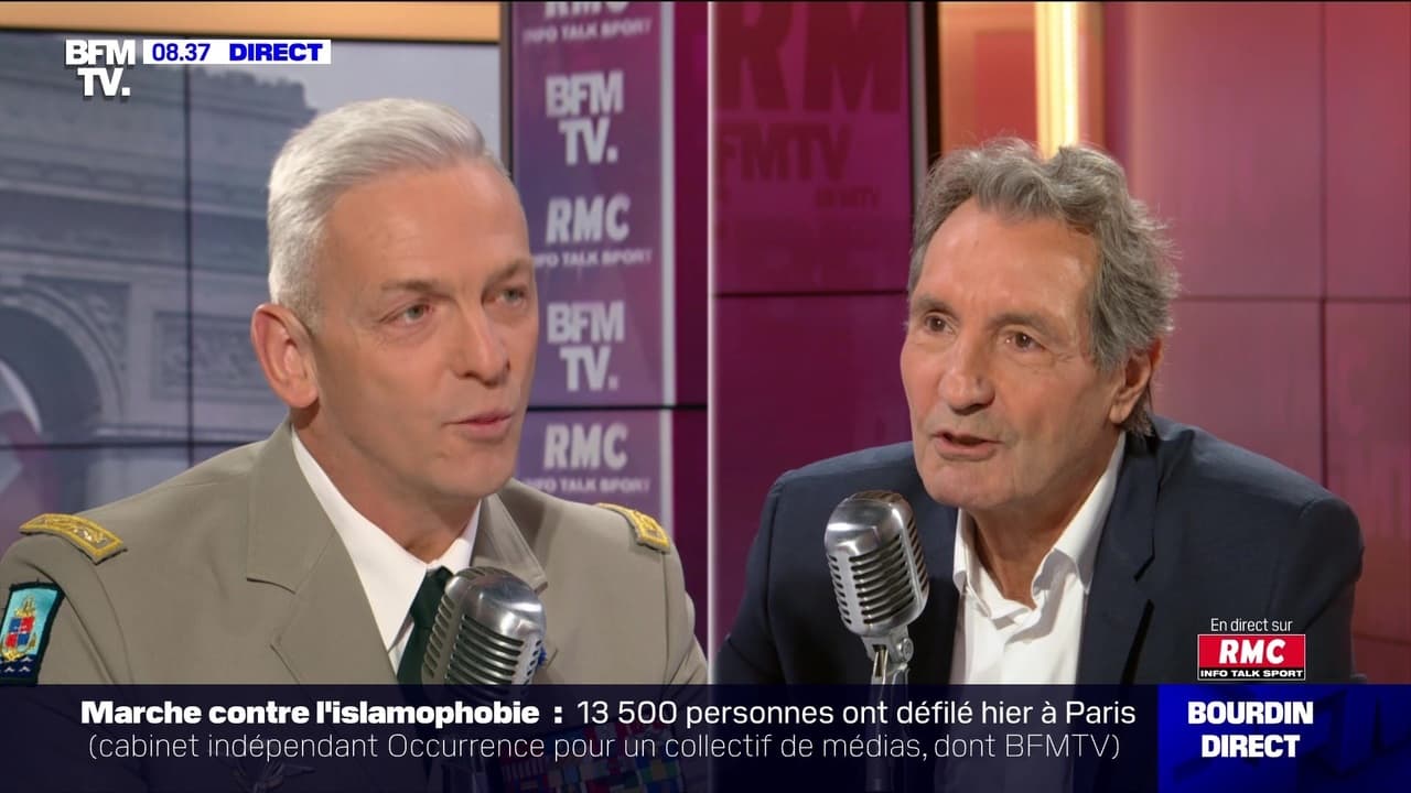 Le général François Lecointre face à Jean-Jacques Bourdin en direct - 11/11