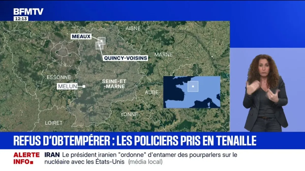 Seine-et-Marne: deux policiers hospitalisés après avoir été blessés à ...