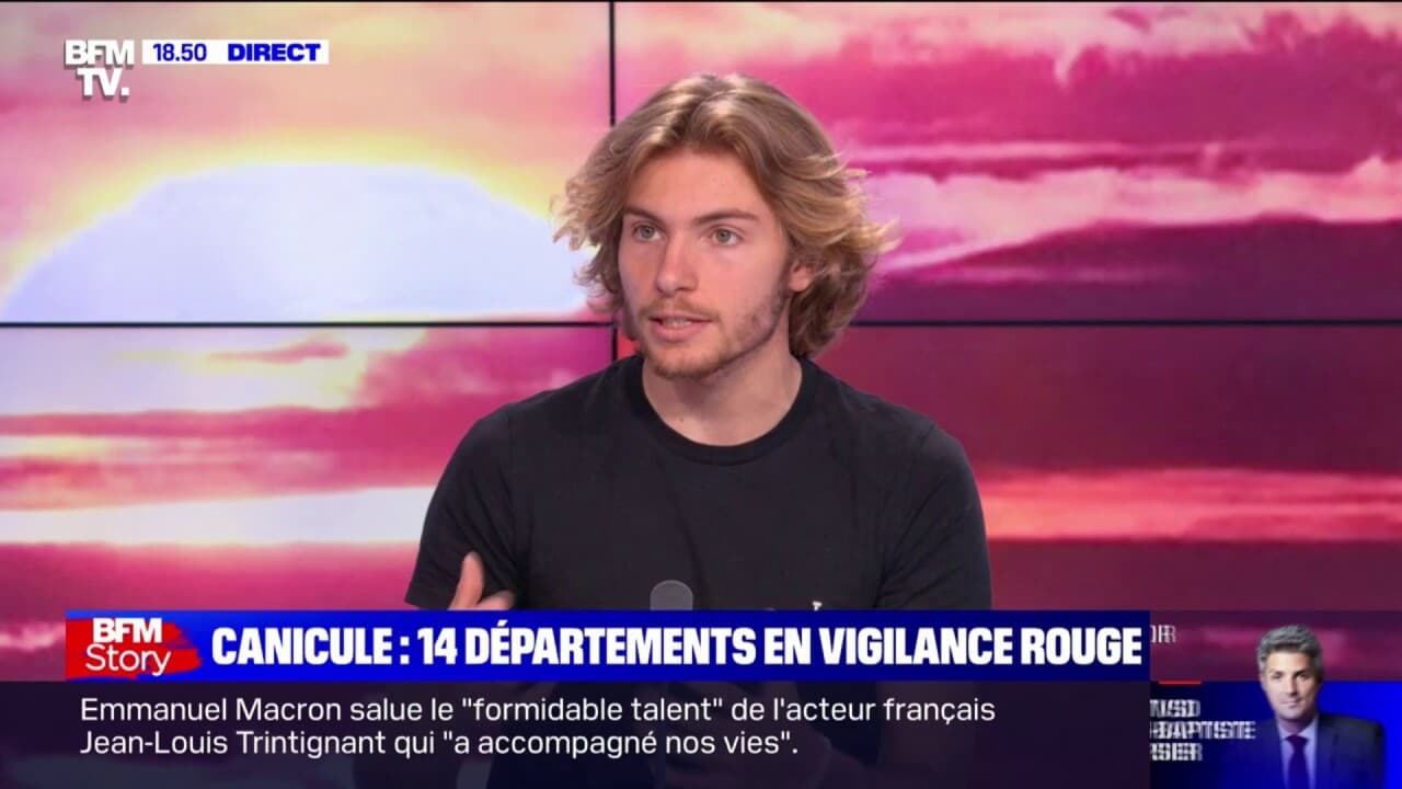 Pour Arthur Germain, les fortes chaleurs "montrent qu'on arrive vers la ...