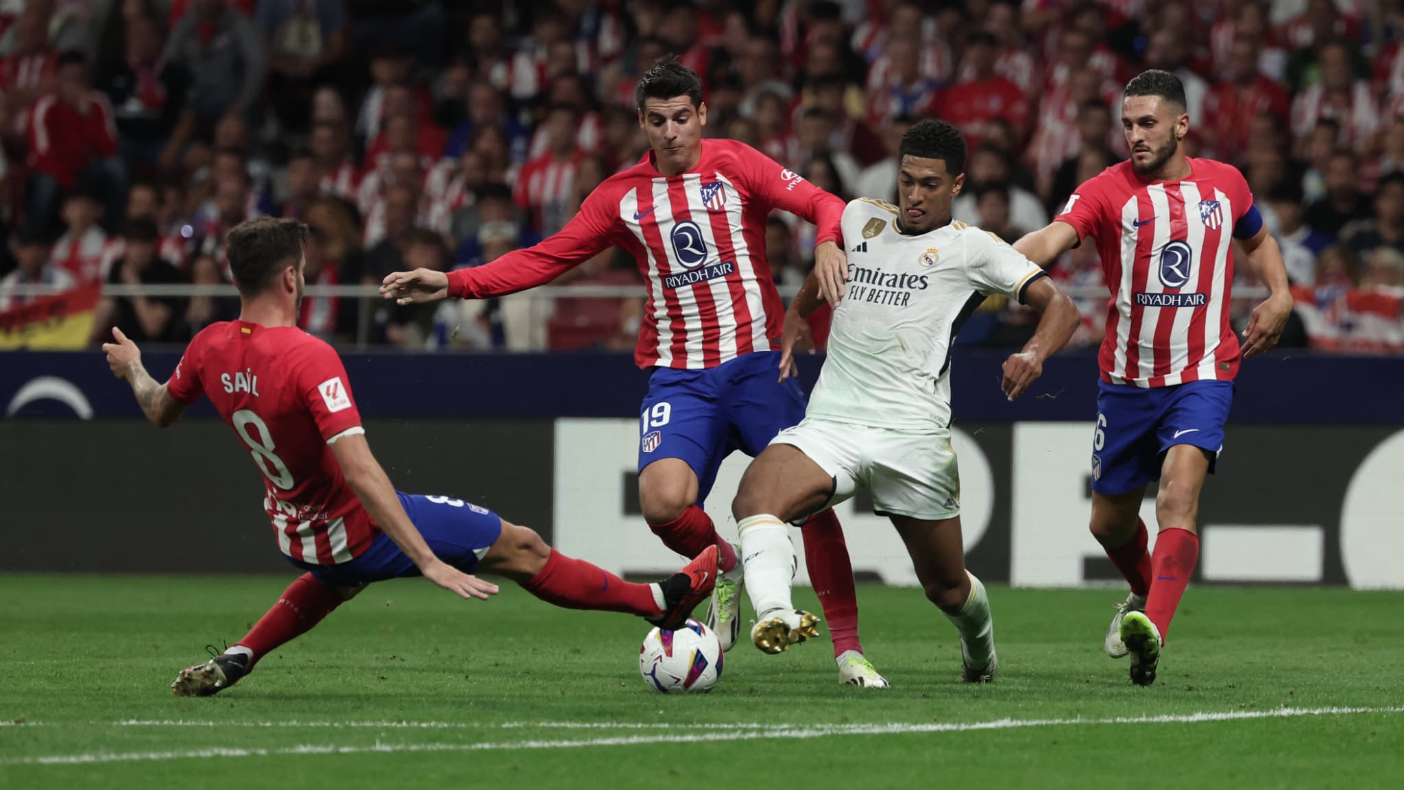 Atlético-Real: L'accrochage Bellingham-Azpilicueta