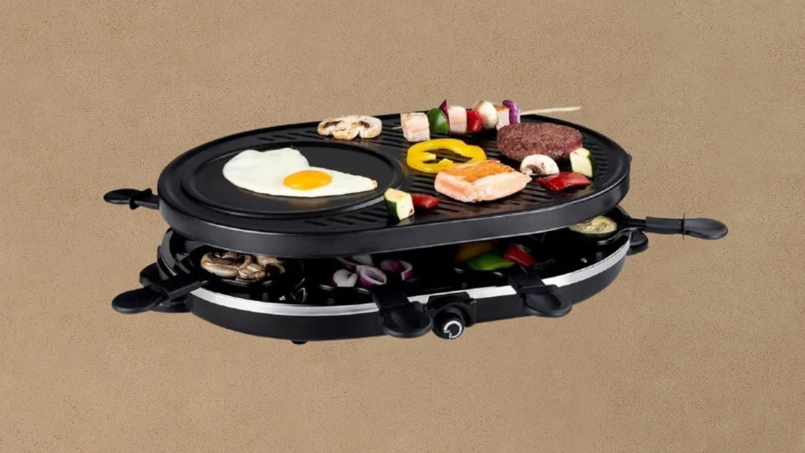 Cet appareil à raclette multifonction est à prix mini chez Cdiscount ...
