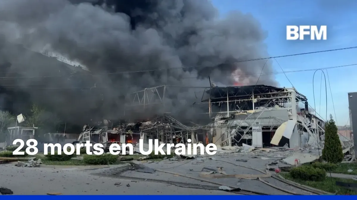 Guerre en Ukraine: des frappes russes font 28 morts