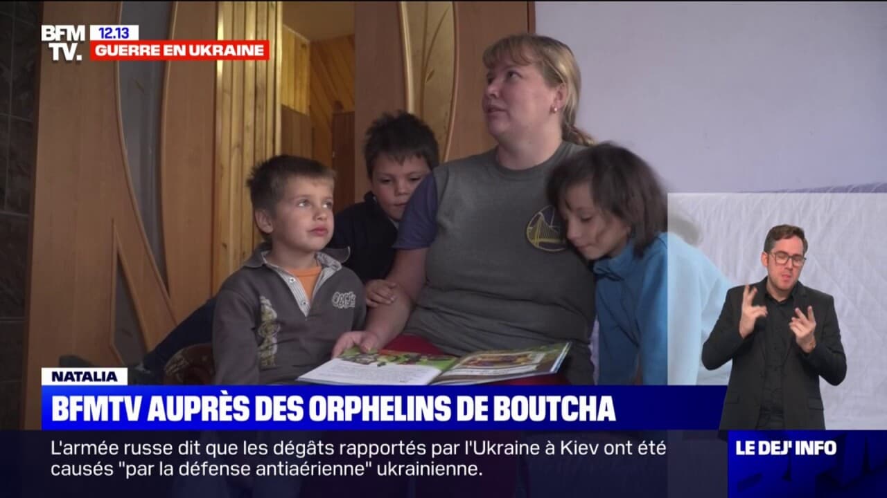 Ukraine: deux frères orphelins originaires de Boutcha ont trouvé refuge dans cette famille ...