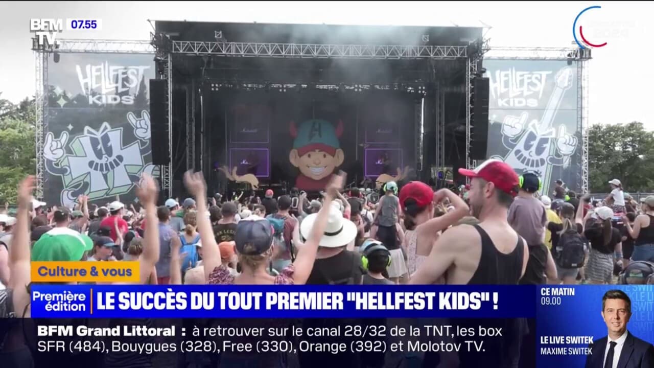 Le succès du tout premier Hellfest Kids, un mini-festival de rock et de ...