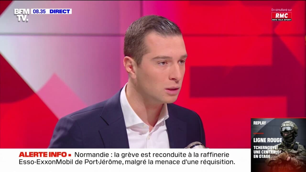 Crise des carburants: Jordan Bardella "a le sentiment qu'Emmanuel ...