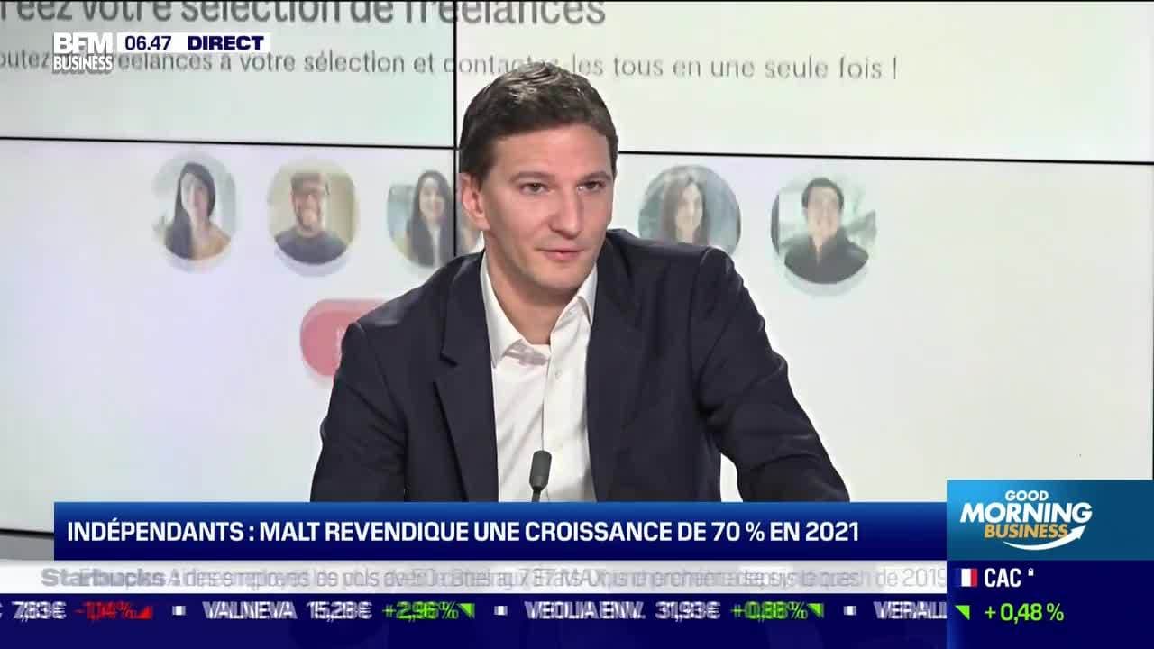 Alexandre Fretti (Malt) : La plateforme Malt travaille avec 85% des ...
