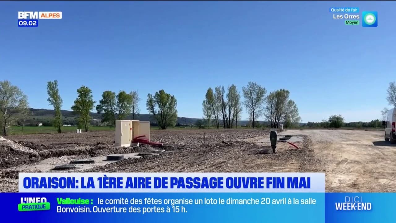 Oraison: la première aire de grand passage ouvre fin mai