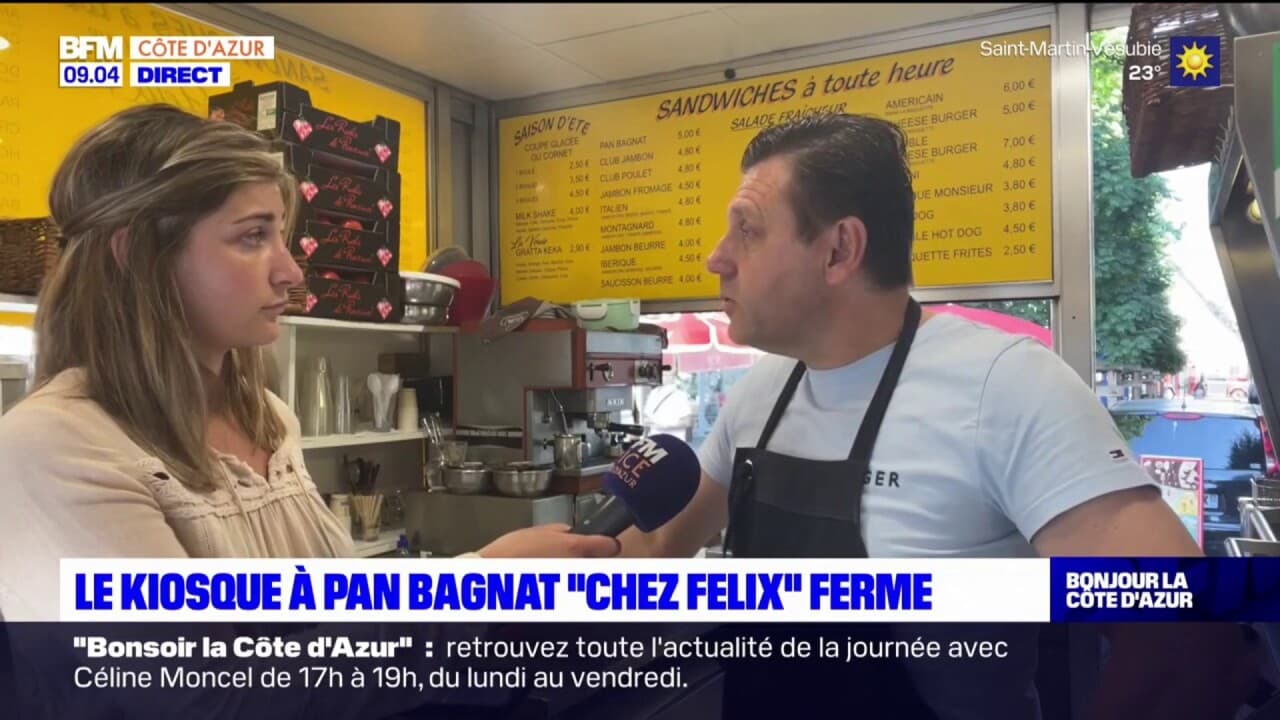 Nice: le kiosque à pan bagnat "Chez Félix" ferme